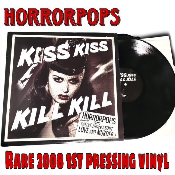 Vintage | Media | Horrorpops Kiss Kiss Kill Kill Rare St Press Vinyl ...